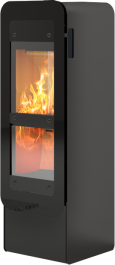 RAIS Bionic fire vedovn med glassdør | Varmefag